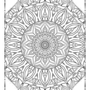 Zen Mandalas: 10 Tranquil Colouring Pages for Mindful Relaxation 10 ...