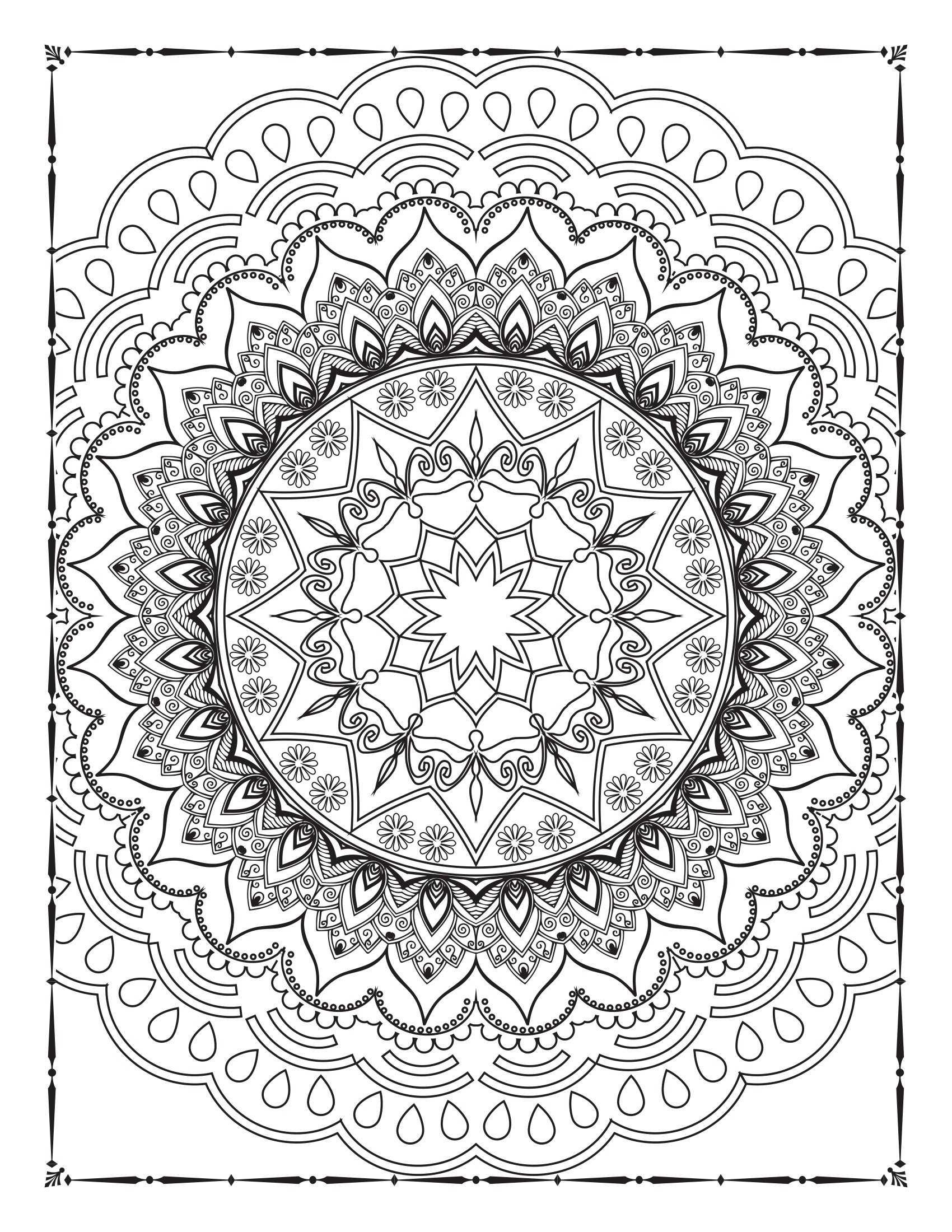 Zen Mandalas: 10 Tranquil Colouring Pages for Mindful Relaxation 10 ...