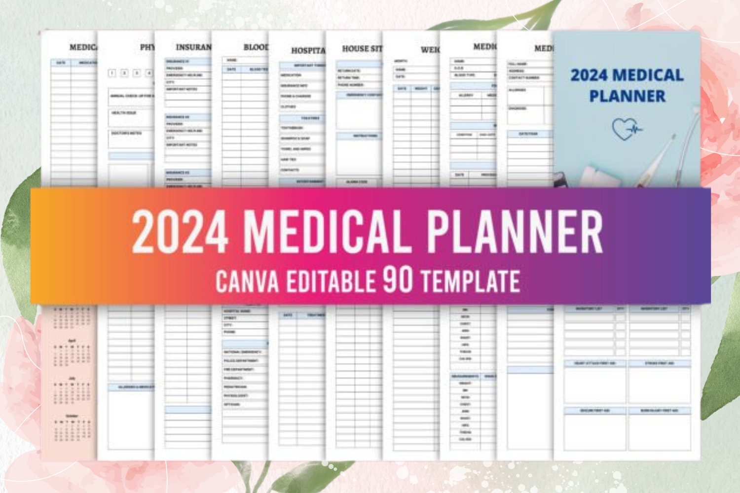 2024 Medical Plannereditable: A Must-have for Health-conscious ...