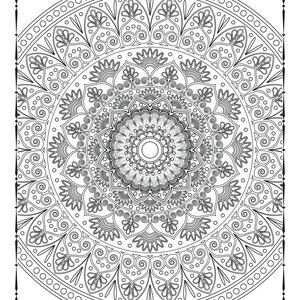Zen Mandalas: 10 Tranquil Colouring Pages for Mindful Relaxation 10 ...