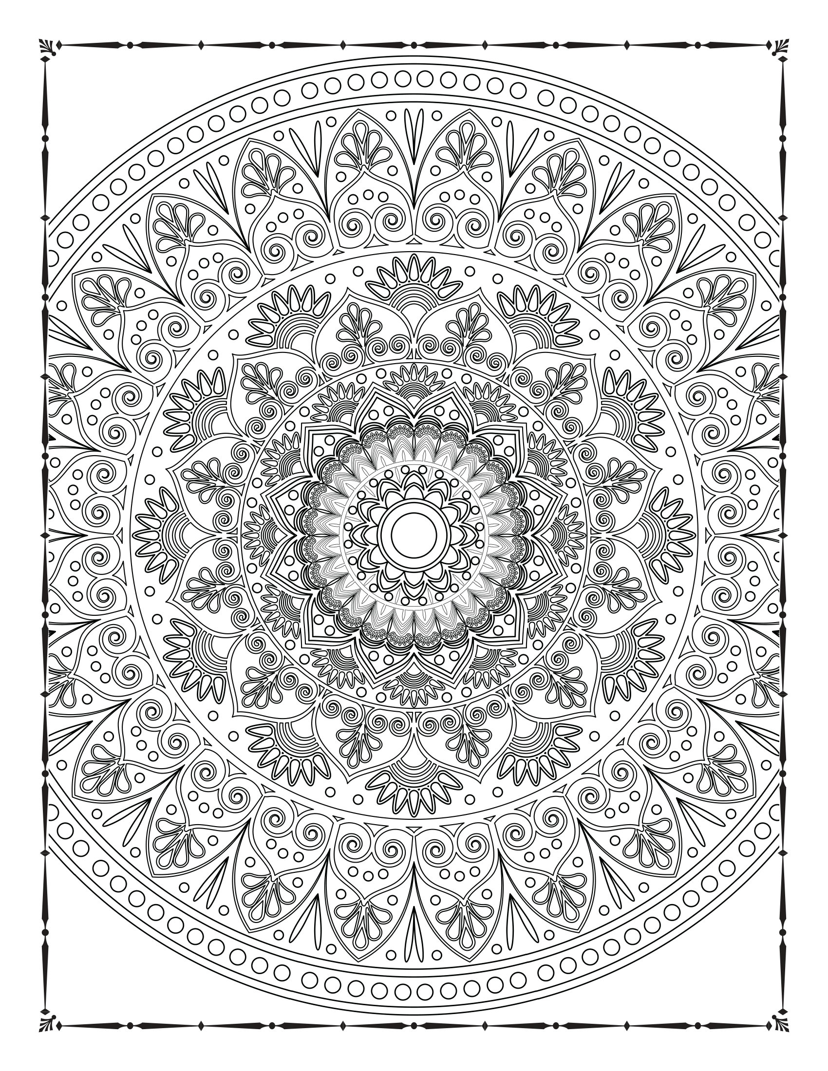 Zen Mandalas: 10 Tranquil Colouring Pages for Mindful Relaxation 10 ...