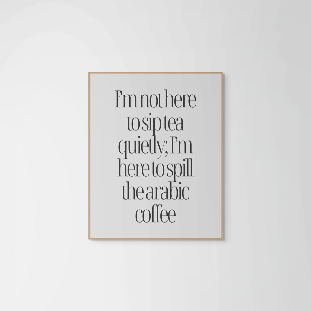 Printable Art. Levantine Quote Prints. Middle Eastern Wall Art. Funny ...