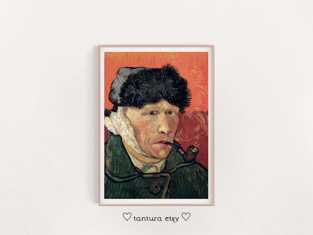 Vincent Van Gogh Pipe. Vintage Art Print. Trendy Poster. Vintage Print ...
