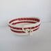 8 Coiled Rope Decorative Storage Baskets Red and White Rope Basket ...