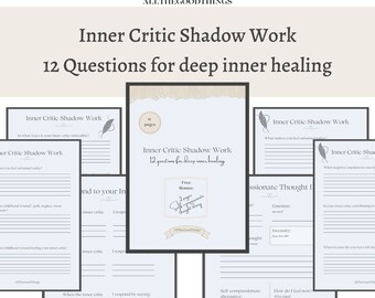 Inner Critic Workbook - Etsy