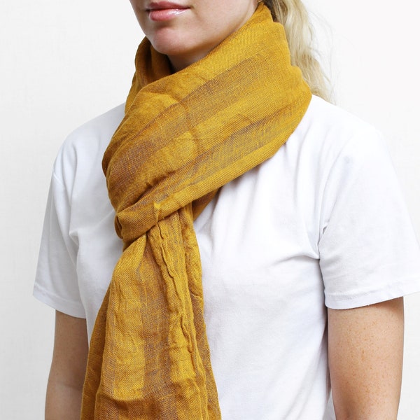 Linen Scarves - Etsy