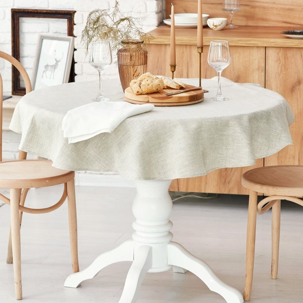 Round Table Cloth - Etsy