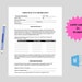 Printable Child Pickup Form, Authorized Pickup Template, Edit in Word ...
