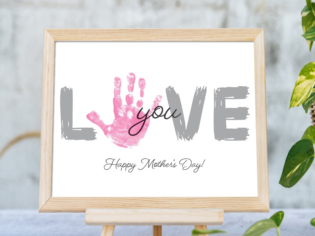 Love You Bundle - Handprint Craft - Multiple Occasion - Printable Craft ...