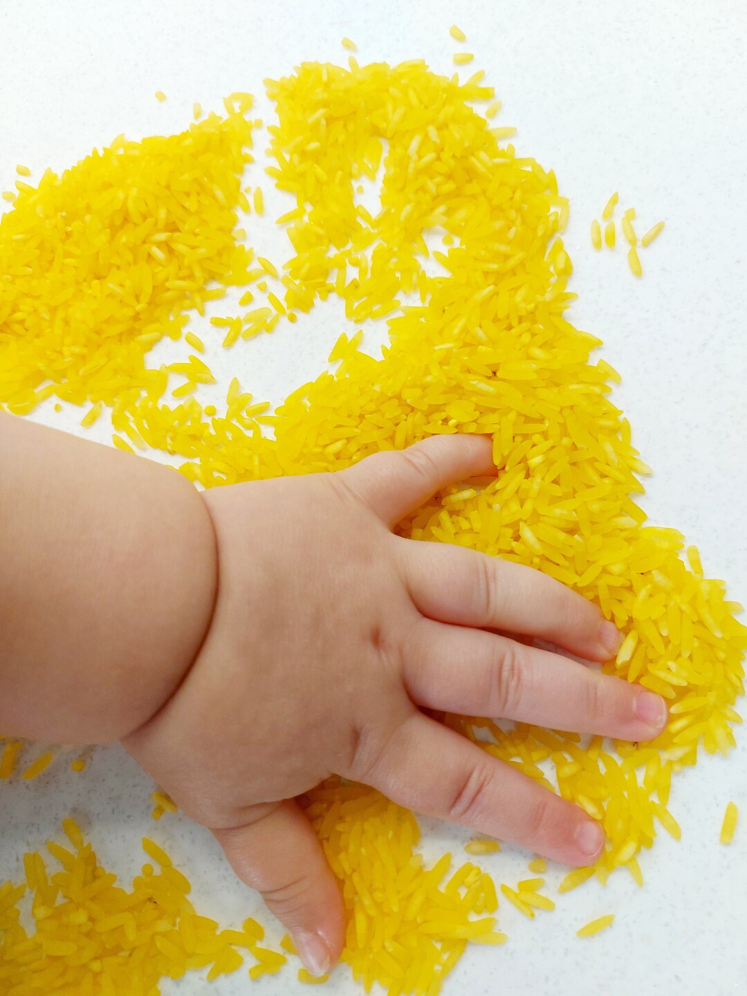 Coloured Sensory Rice Sensory Tray Tuff Tray Base Sensory Taste Safe ...