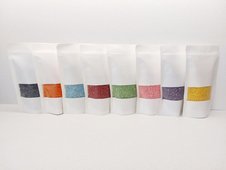 Coloured Sensory Rice Sensory Tray Tuff Tray Base Sensory Taste Safe ...