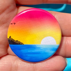 Subtle Pansexual Pride 1.5 Metal Pinback Buttons Pan Flag Colors Subtle ...