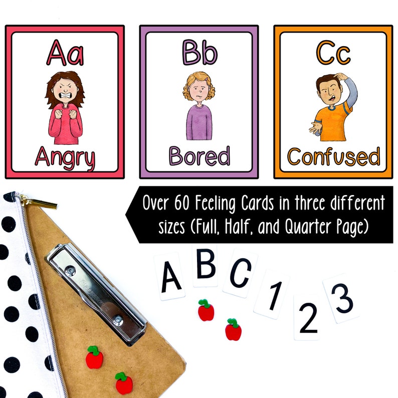 The Abcs of Feelings Poster Set - Perfect for Bulletin Boards for ...