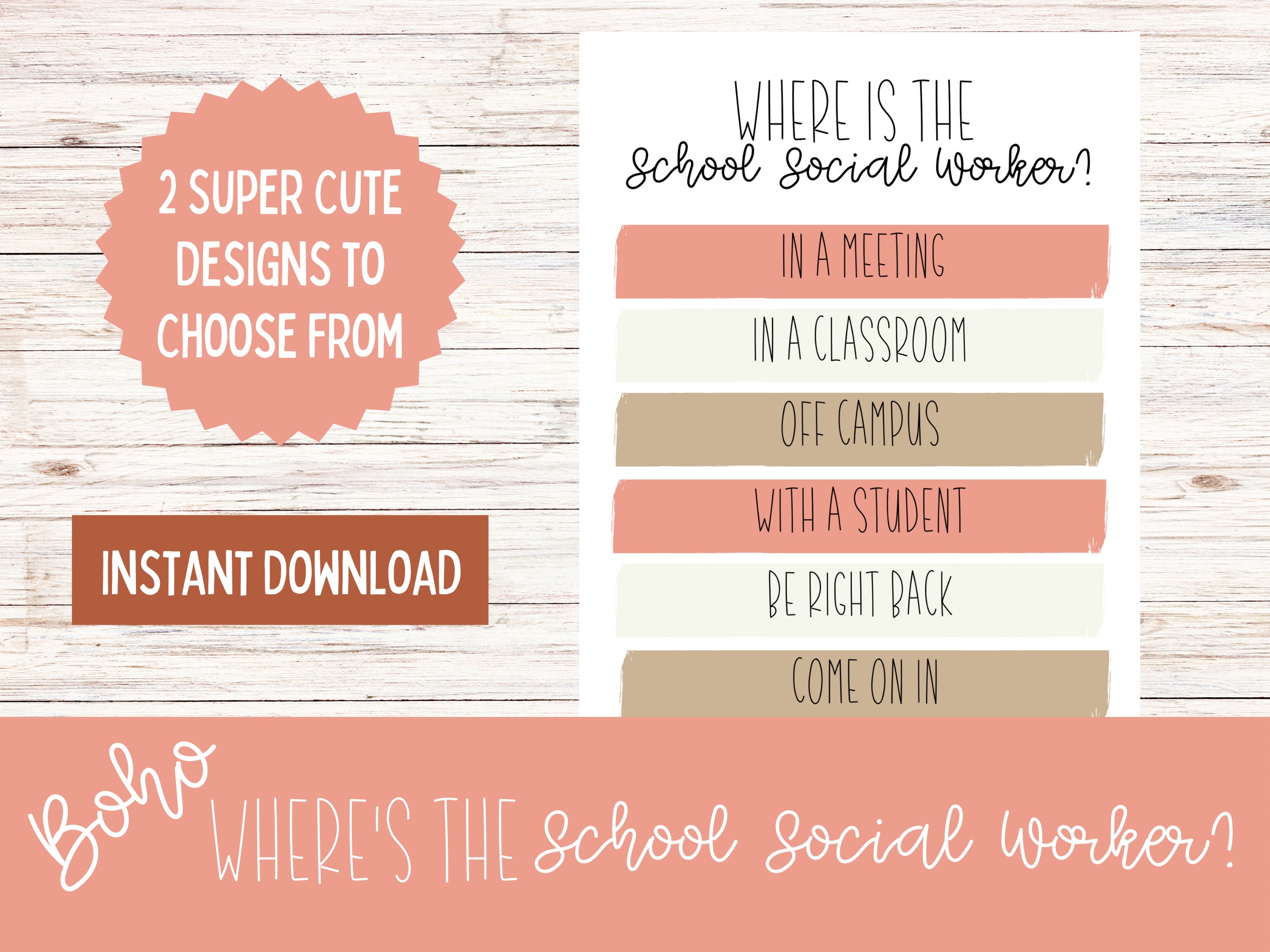 Where is the School Social Worker Social Worker Door Sign Social Worker ...
