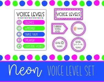 Neon Classroom Theme - Etsy