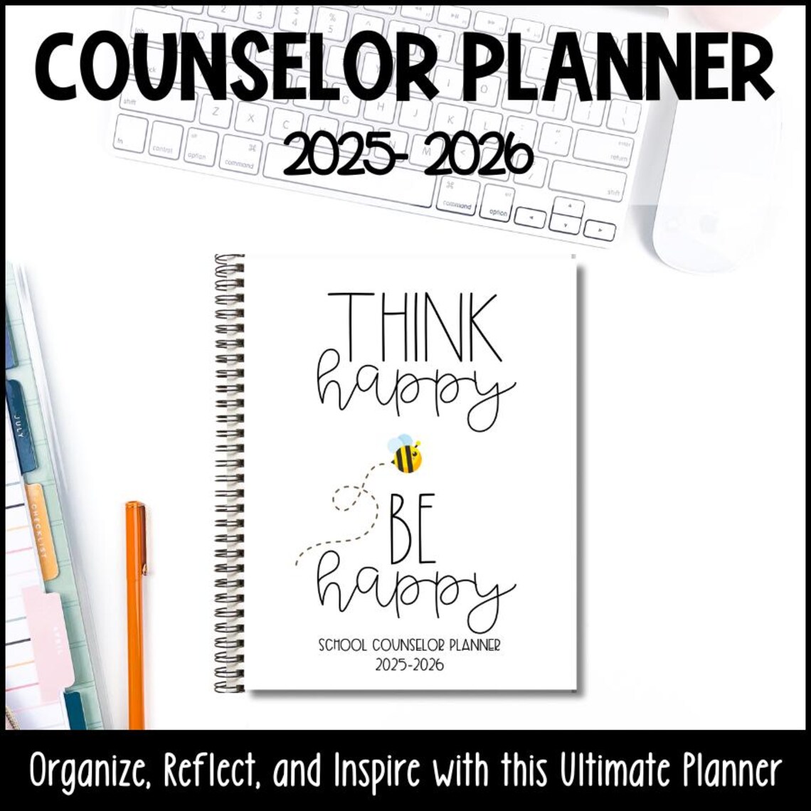 2025-2026 School Counselor Planner: Manage Schedules, Set Goals & Track ...