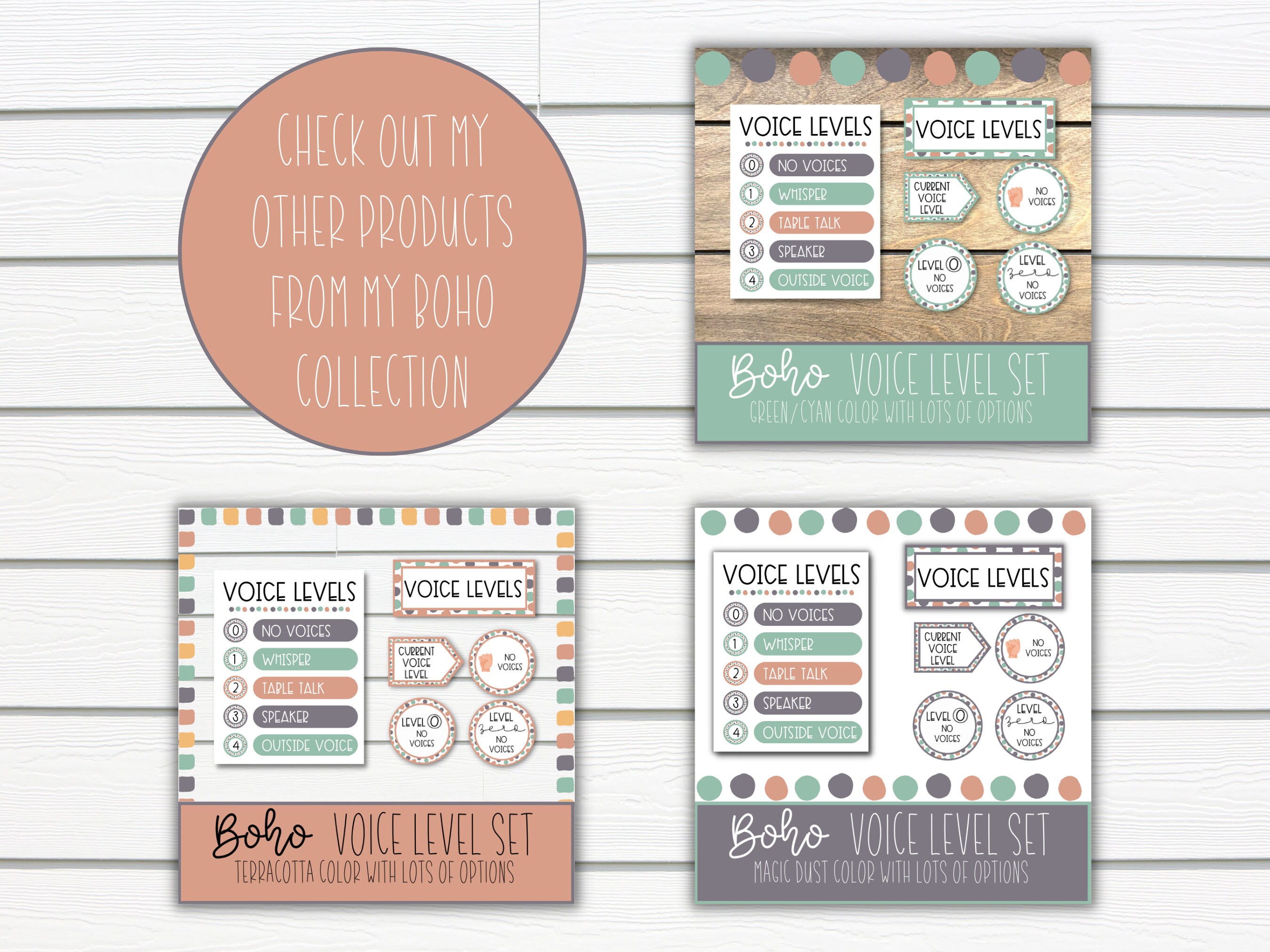 BOHO Theme Welcome Back Banner Earth-tone Colors Set 1 - Etsy