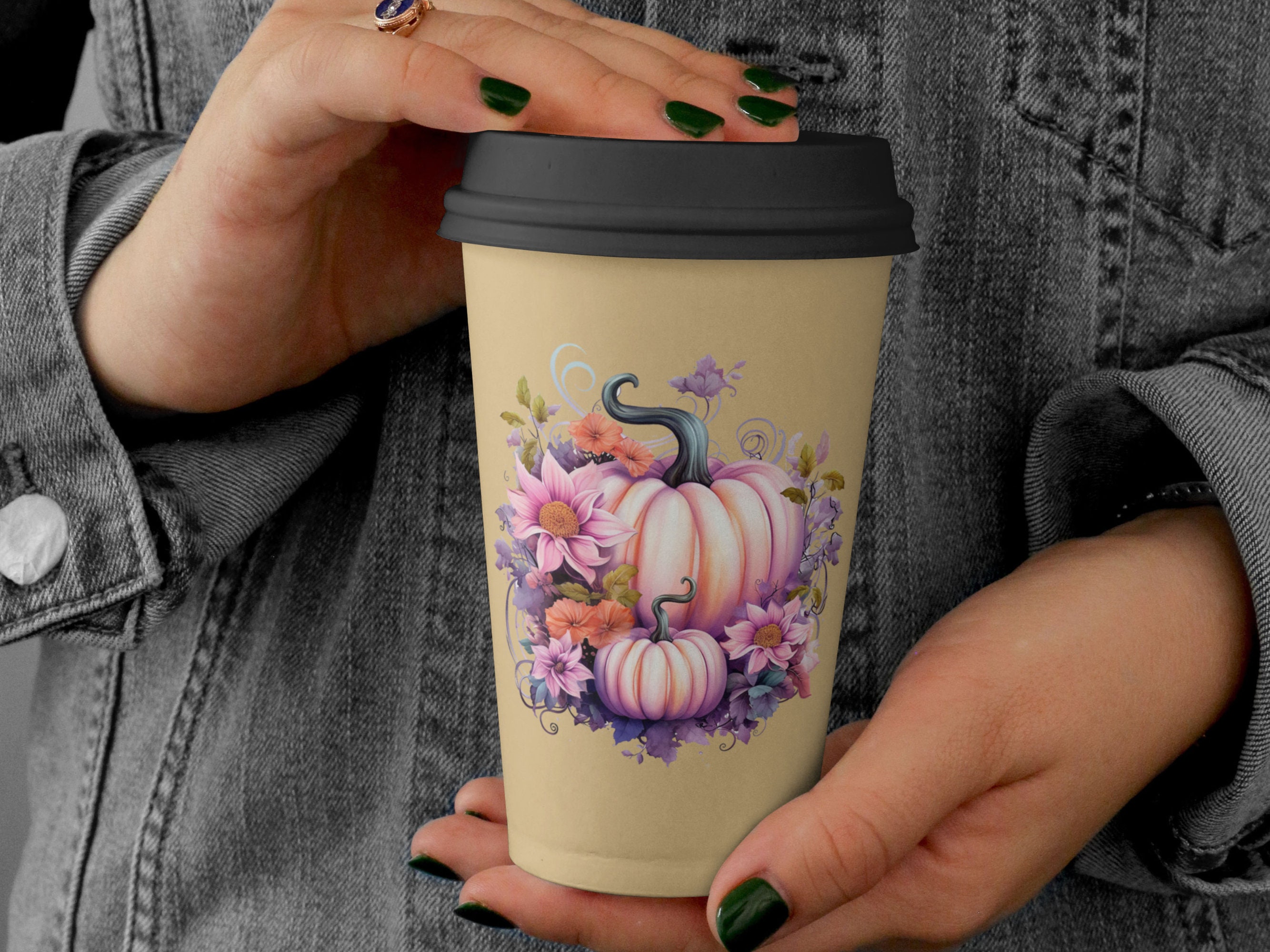 Pink Halloween Bundle Halloween Clip Art Png and Jpg 300 Dpi Solid ...