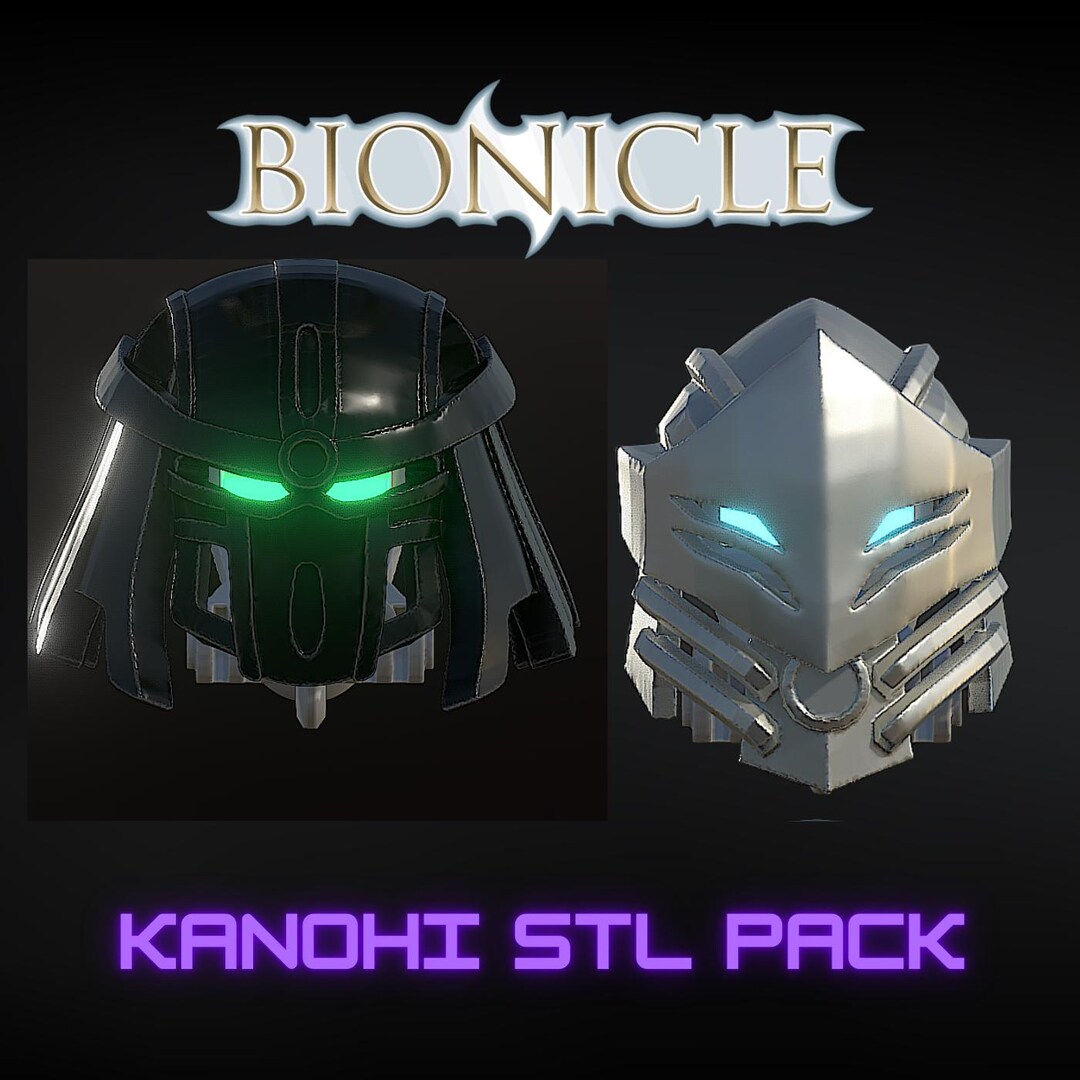 Kanohi Bundle Great Mask of Division & Great Mask of Intangiblity ...