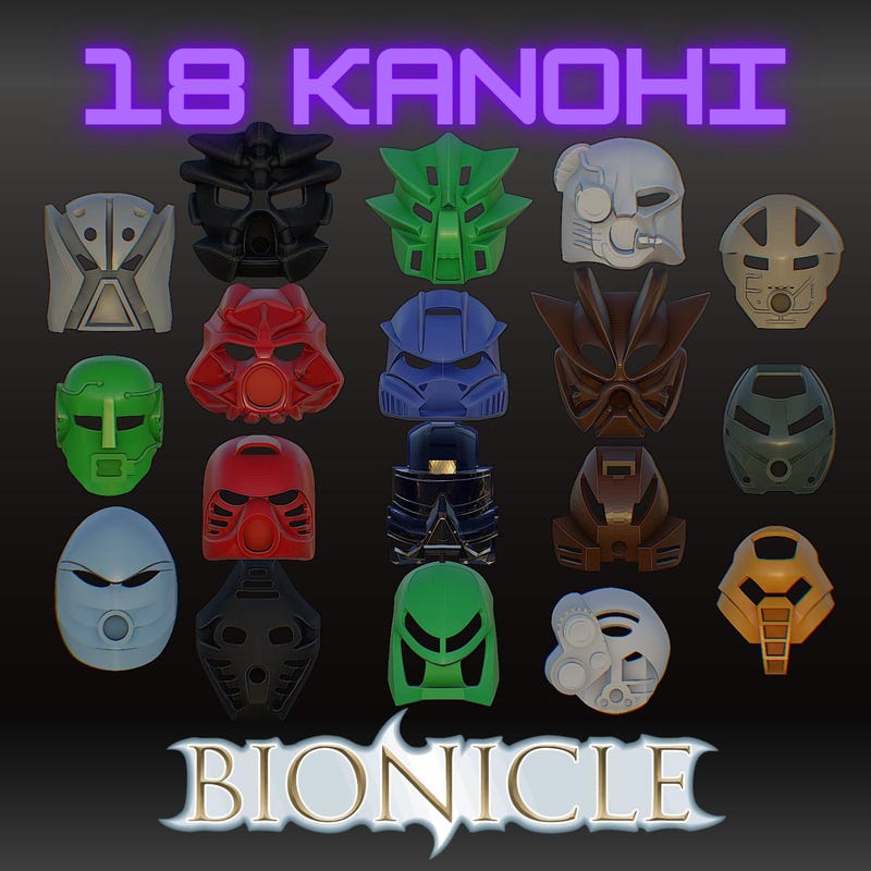 Custom Bionicle Masks - Etsy