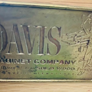 Davis Cabinet Company, Vintage Curio, Brown Walnut China Cabinet - Etsy