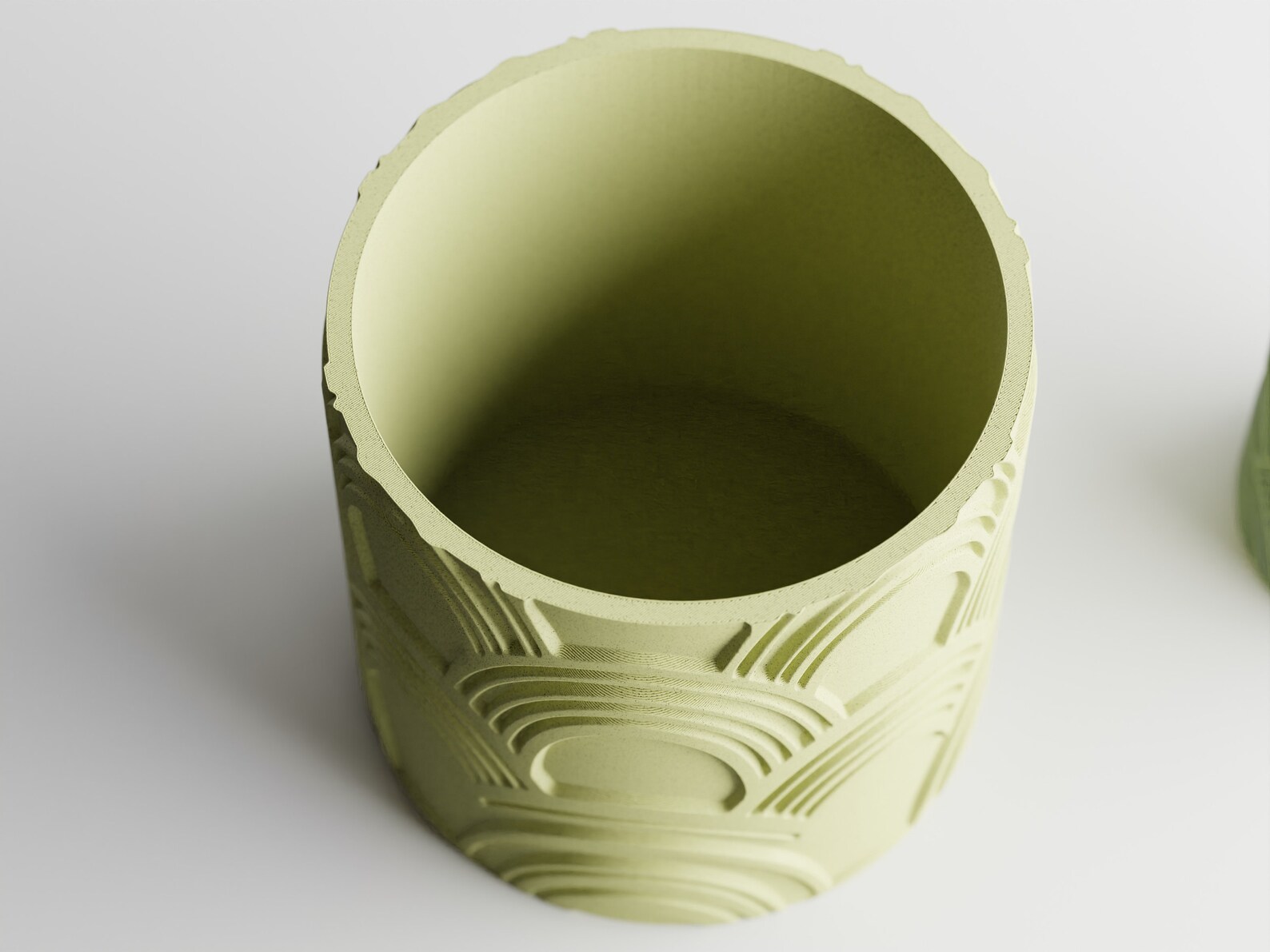 Modern Wavy Planter Pot, Elegant Plant Pot for Indoor Use, Printed ...