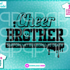 Cheer Brother, Cheer Bro Bored to Death, Funny Saying, Cheer Life ...