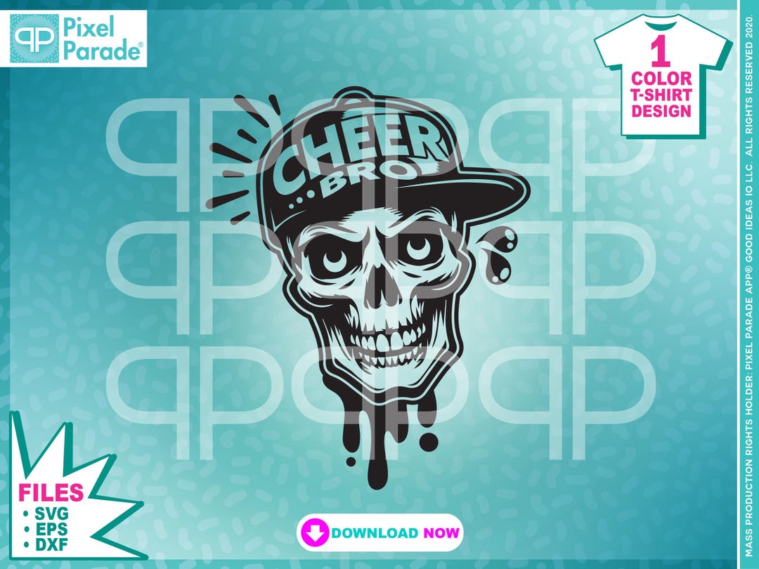 Cheer Brother, Cheer Bro Skull, Bored to Death, Baseball Cap, Cheer ...