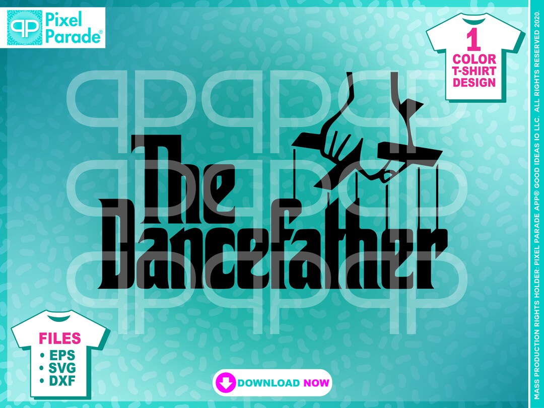 Dance Father, Dance Coach Supportive Dad "the Dancefather" Dad Shirt ...