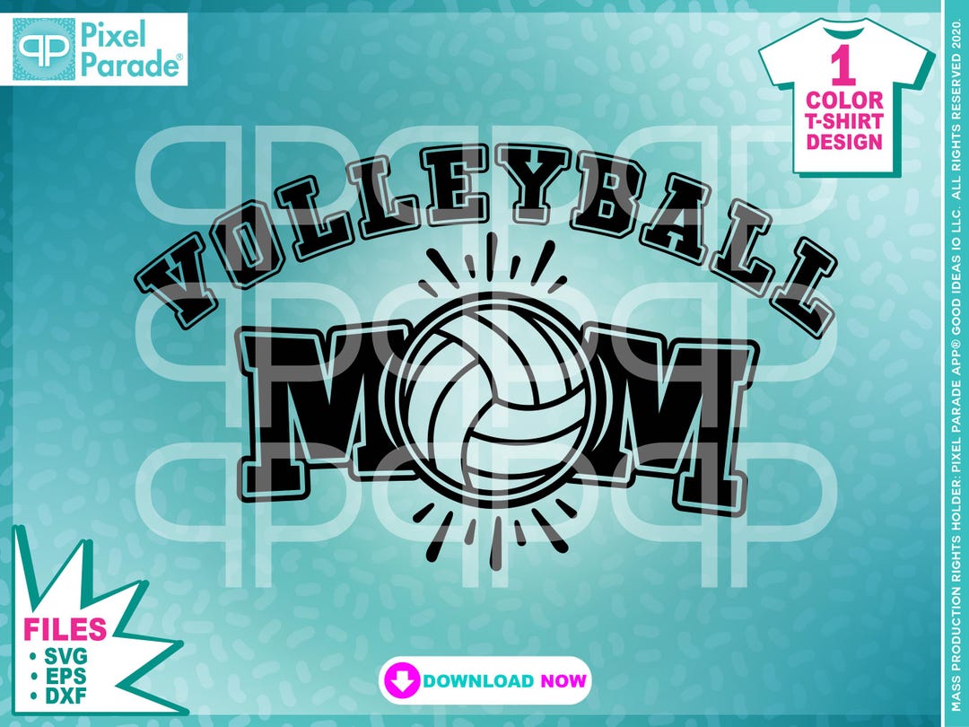 Volleyball Mom Svg, Superfan, Sports MOM Svg, Volleyball Team ...