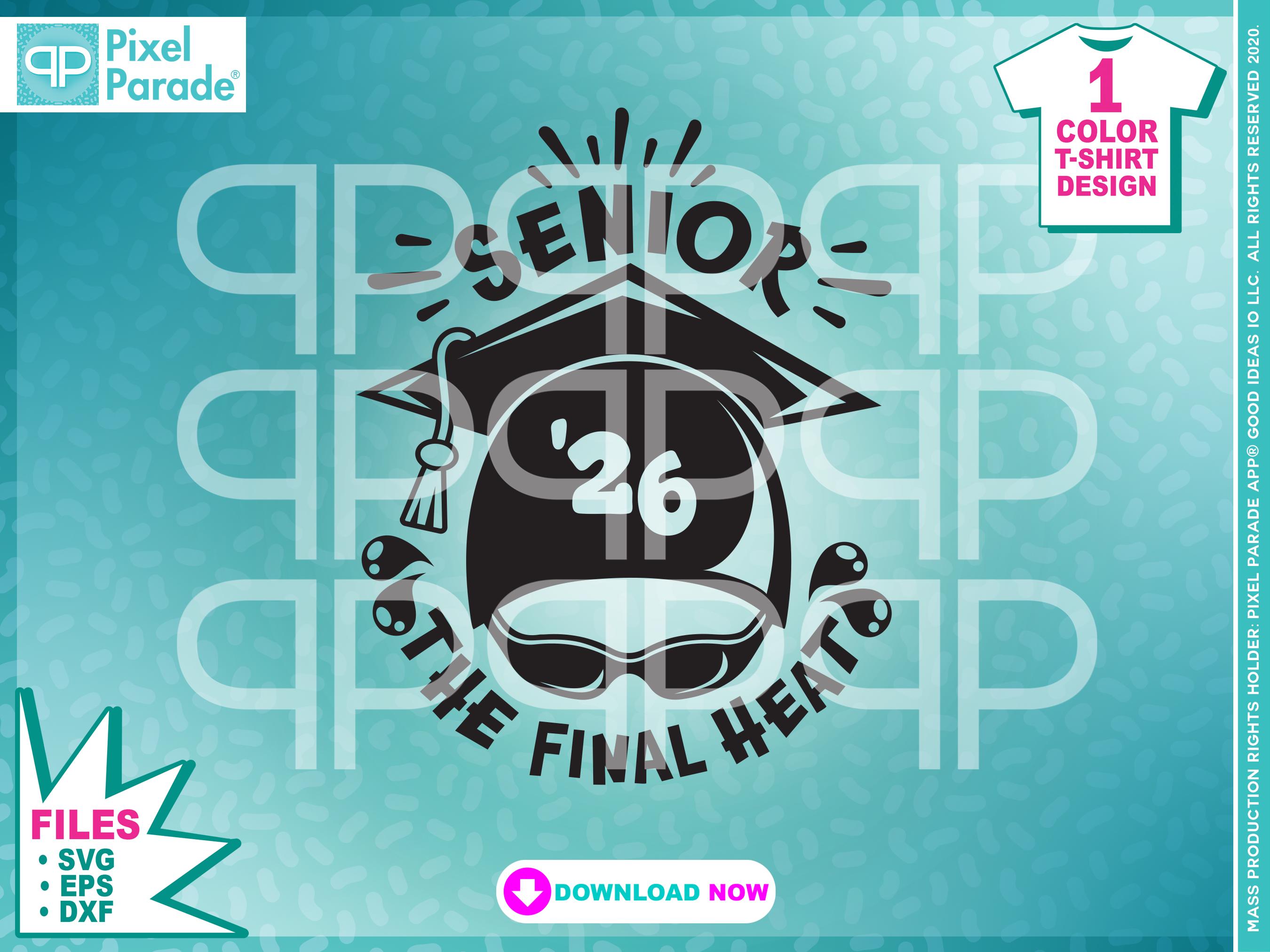 Senior Swimmer Cap 2026 SVG: Graduation Cut Files (digital Download - Etsy