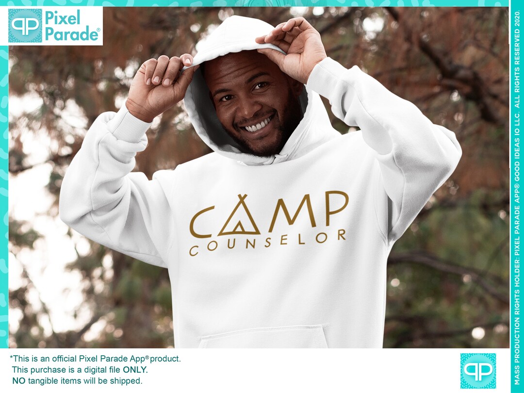 Camp Counselor Tee Svg, Tee Pee Svg, Summer Camp Design, SVG, EPS, DXF ...