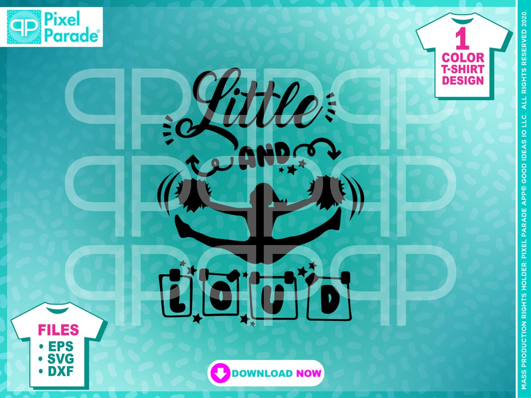 Buy Little and Loud Cheerleading Svg Files Cheer Svg, Cheerleader ...