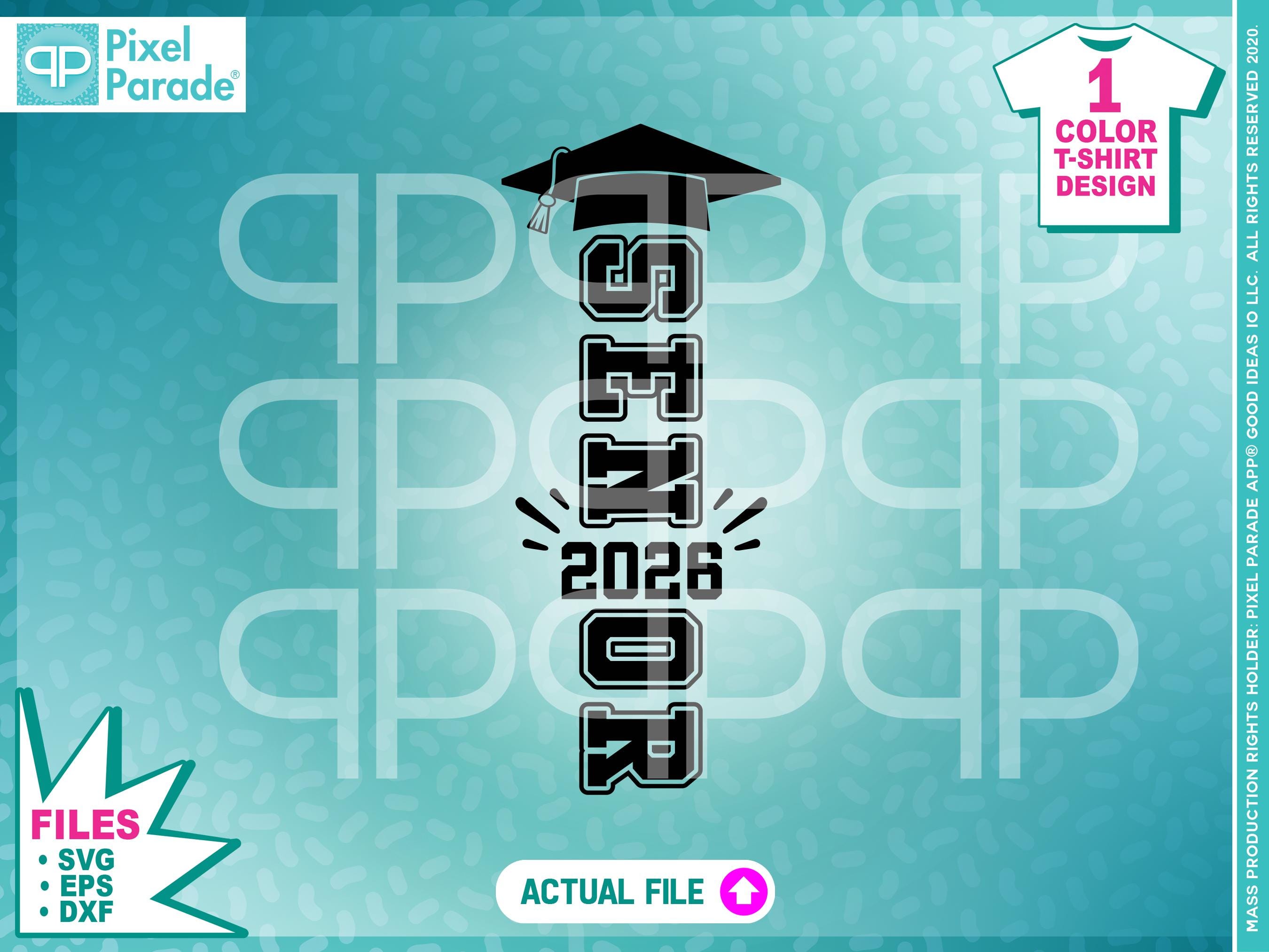 Senior 2026 SVG for Cricut, Vertical Senior PNG, Graduation SVG, Class ...