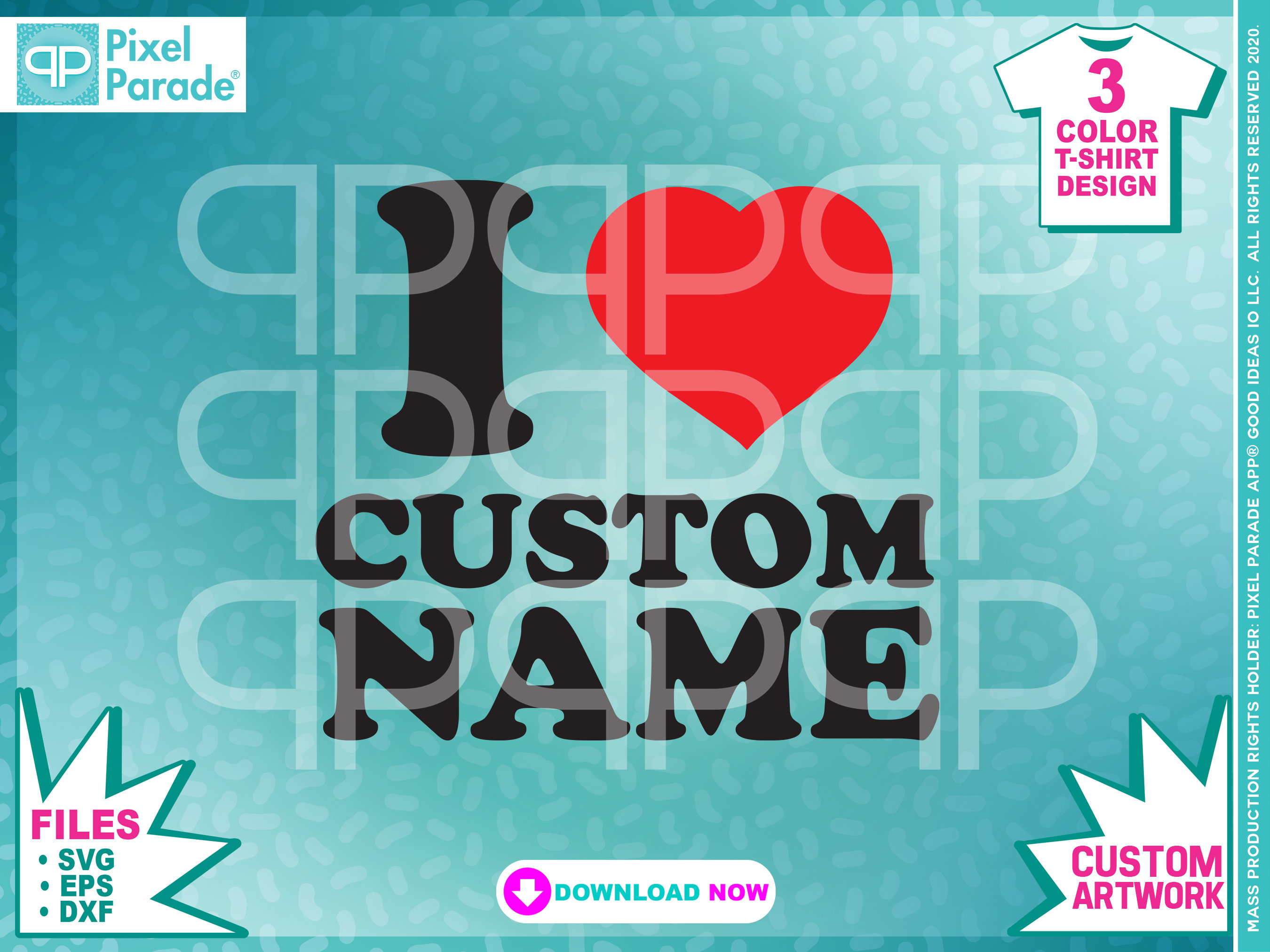 Custom Svg, I Love Svg, I Heart, Custom Name, Customizable, Cricut ...