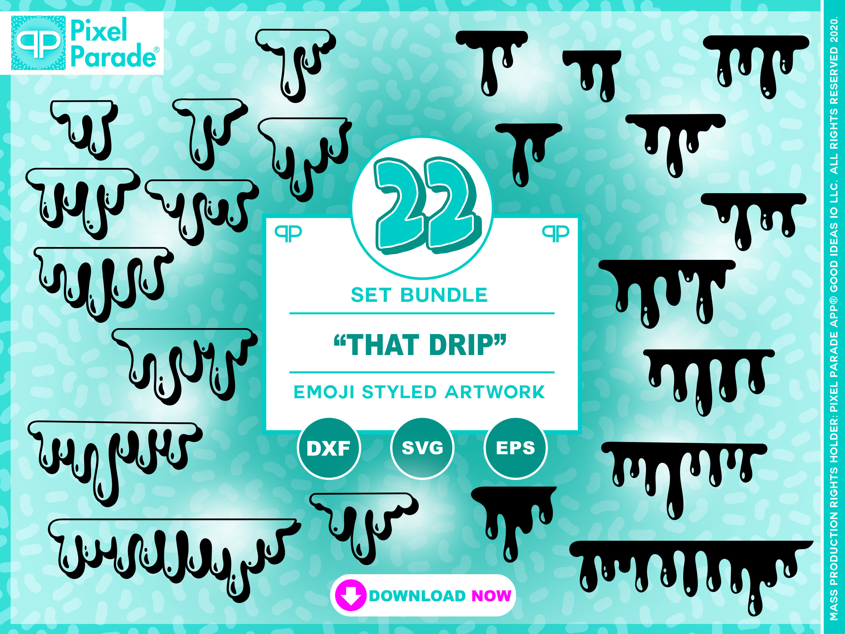 Graffiti Drips SVG Dripping Paint Dripping Borders Clipart | Etsy