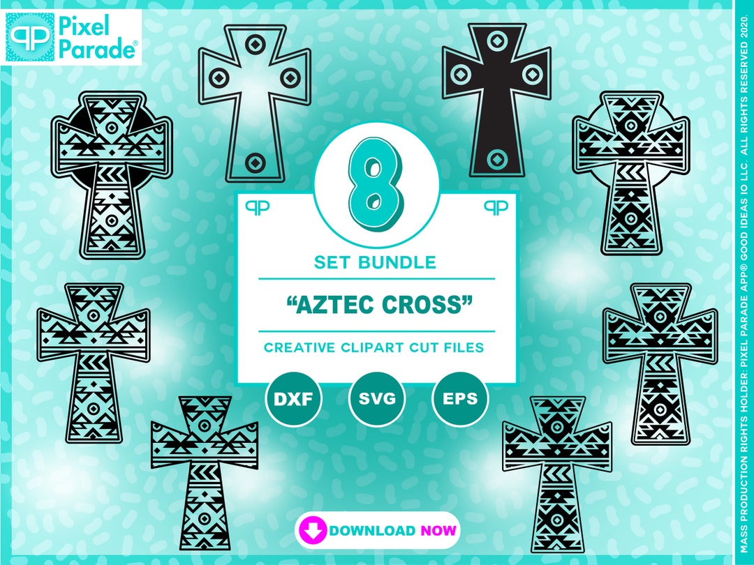 Aztec Cross SVG Bundle: Southwest Clip Art (digital Cut Files) - Etsy