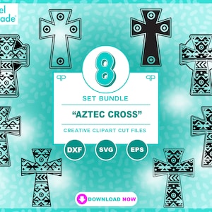 Aztec Cross SVG Bundle: Southwest Clip Art (digital Cut Files) - Etsy