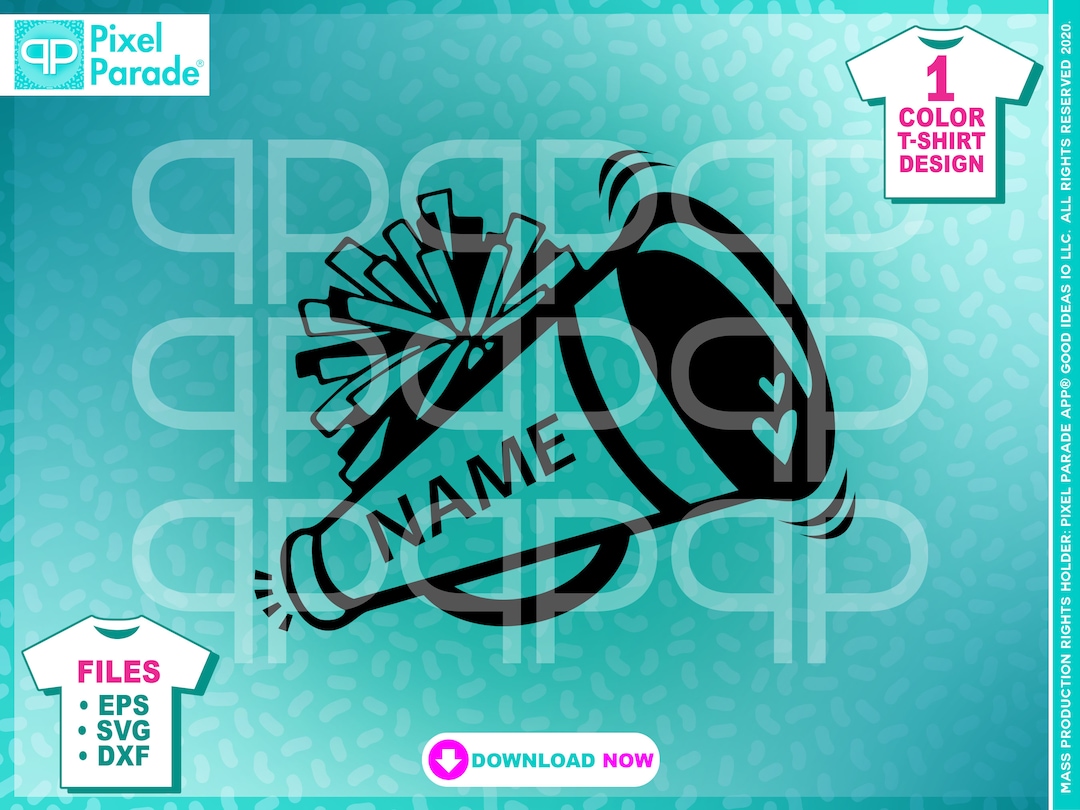 Cheer T-shirt Design cheer Horn Cheerleader - Etsy