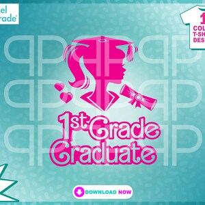 Graduate, Class Of, Barbs Graduation, Pink Doll, 1st Grade, Hearts ...