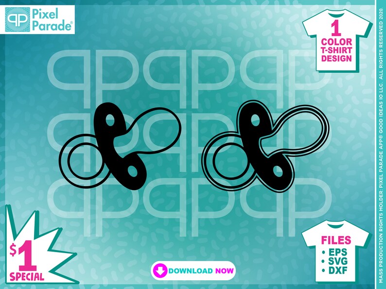 Pacifier Outline SVG Baby Shower SVG Pacifier Clipart Cut - Etsy