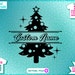Custom Christmas Tree Family Name SVG Cut File (digital Download) - Etsy