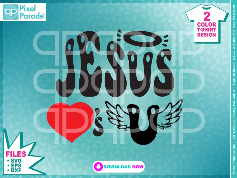 Jesús te ama SVG: Archivo vectorial estilo grafiti (descarga digital ...