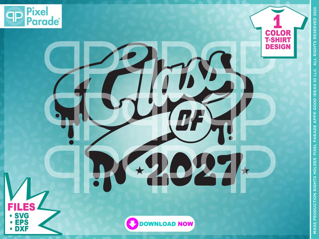 Class of 2027 Graduation Graffiti: SVG, EPS, DXF Files (digital ...