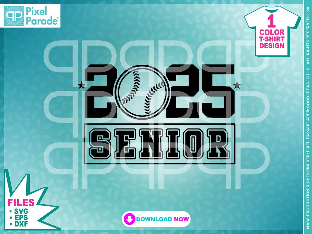 Senior 2025 Svg High School Senior Baseball Player Graduation, Athletic ...