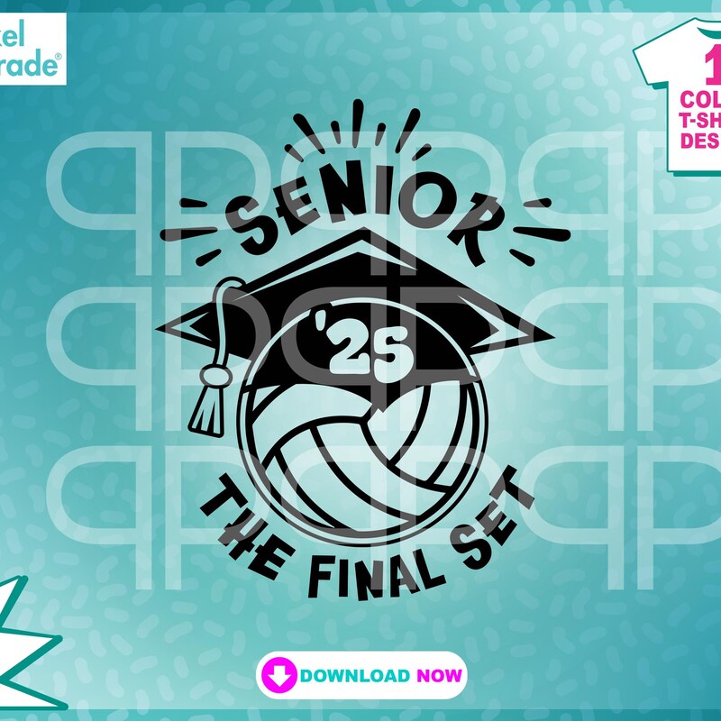 Volleyball Senior Final Set Svg - Etsy