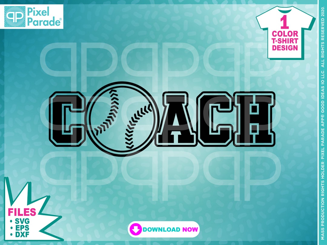 Coach Svg, Baseball Coach Svg, Baseball Svg, Baseball Mom Svg, Baseball ...