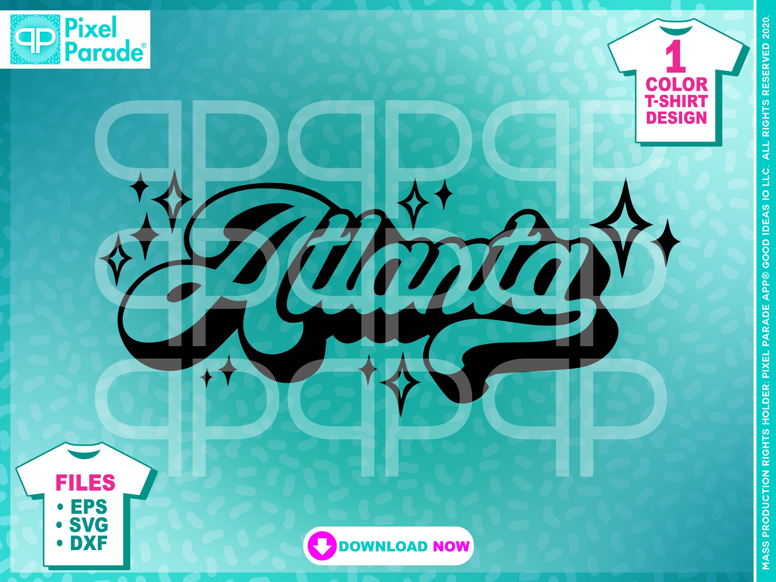 Atlanta Georgia, Eps, Svg, Dxf, Cut Files for Silhouette, Cameo, Curio ...