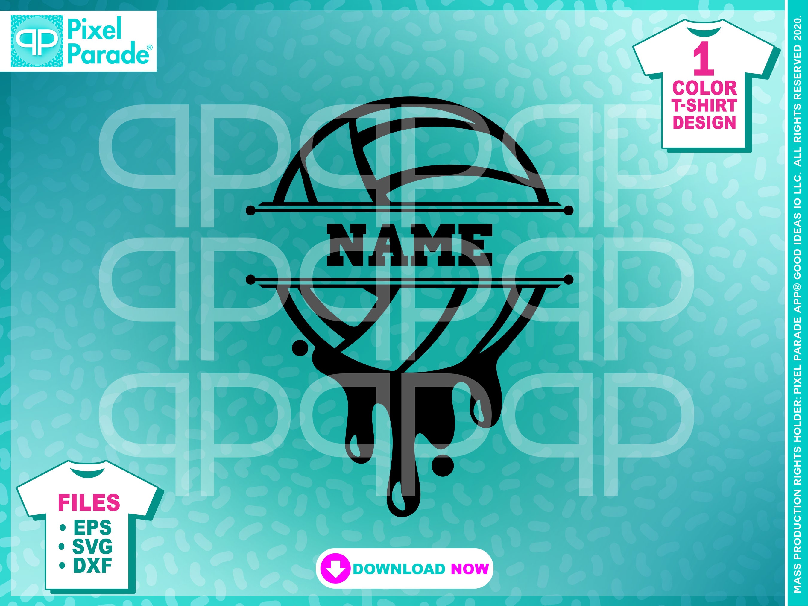 Volleyball Player Team Name Drip volleyball Drip Name Frame customize ...