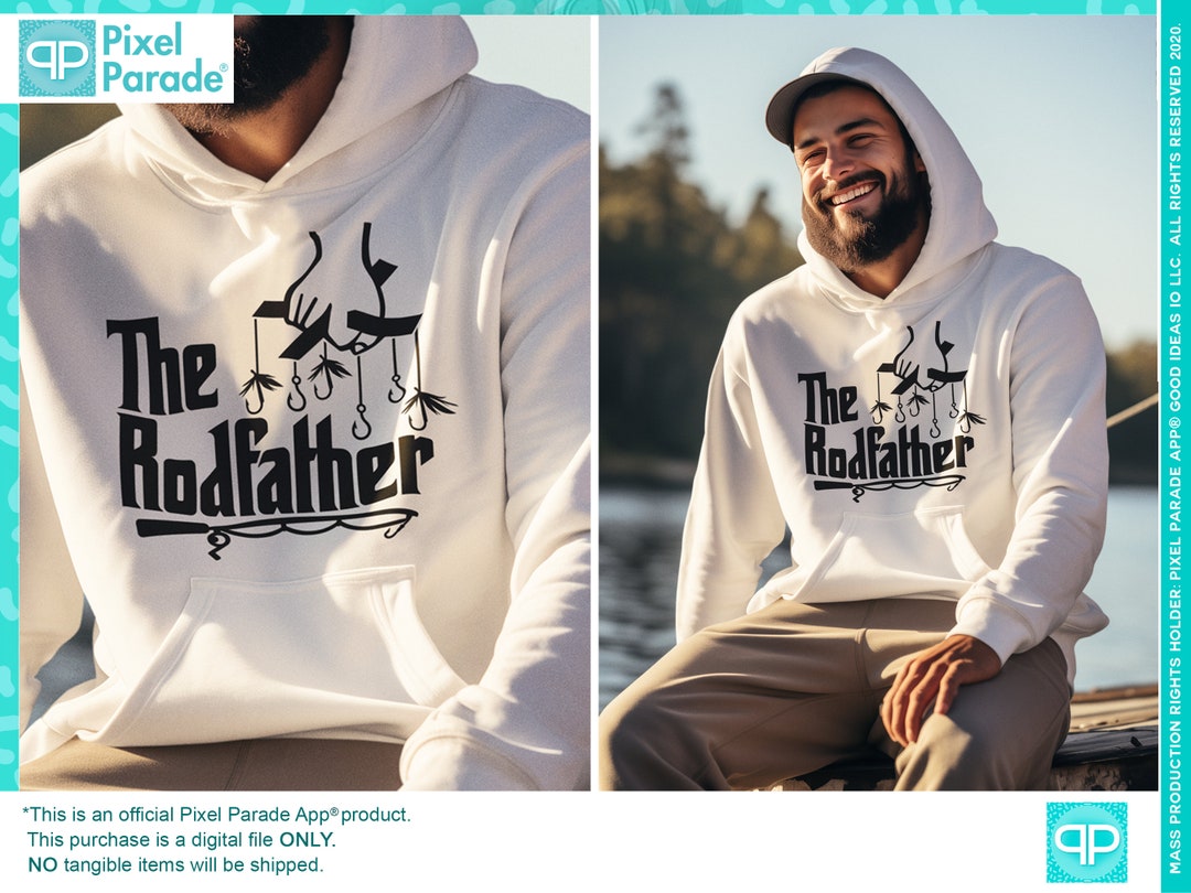 Fisherman Svg, the Rod Father, Dad Fishing Shirt, SVG, EPS, DXF ...